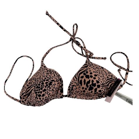 Victorias Secret Swim Victorias Secret Tahiti Mixed Animal Print