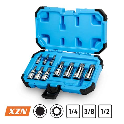 XZN Triple Square Spline Bit Socket Set Metric Piece Autotoolbay Com