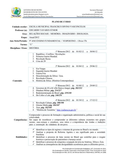 Plano De Aula 9º Ano O Papel Da Onu Na Mediação De Conflitos🥗