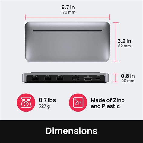 Buy Brydge Stone II USB C Universal Docking Station Compatible With