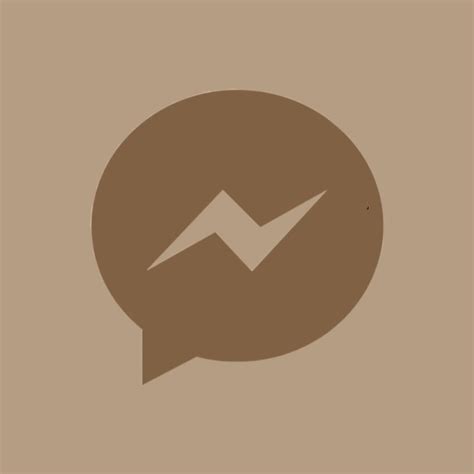 Facebook Icon Brown