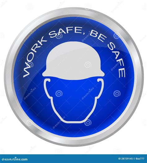 Work Safe Be Safe Stock Illustration Illustration Of Health 28729145