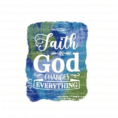 Faith In God Png Christian Scripture Bible Verse Clipart Sublimation