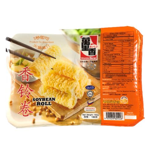 Soybean Roll 180g 14pcs 15pkt Ctn Simple Food Marketing