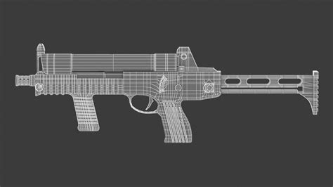 Cf 05 Submachine Gun 3d Model By Frezzy
