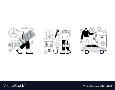 Clean Energy Abstract Concept Royalty Free Vector Image