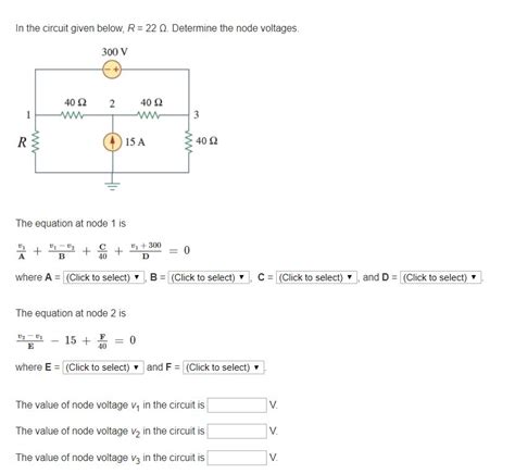 Solved In The Circuit Given Below R Determine The Chegg