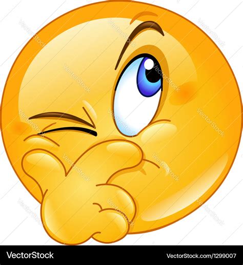 Suspecting Emoticon Royalty Free Vector Image Vectorstock