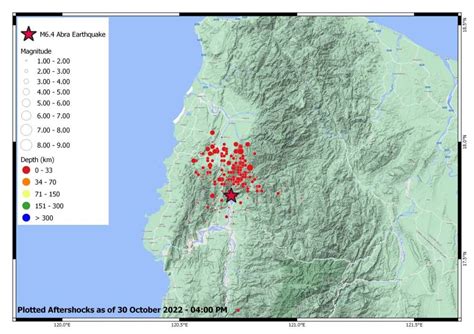 Over 900 Aftershocks Recorded After 6 4 Magnitude Abra Quake