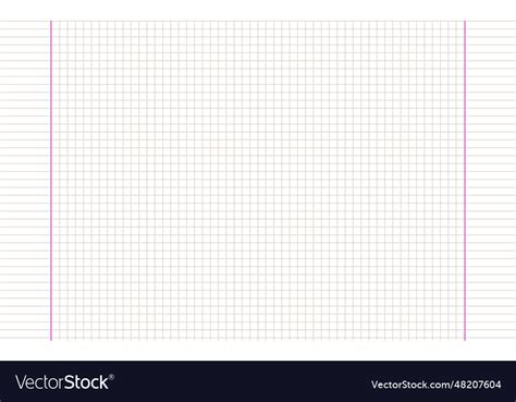 Graph Paper Printable Squared Grid Royalty Free Vector Image