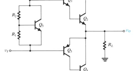 d 12 40 consider the compound transistor class ab output stage shown