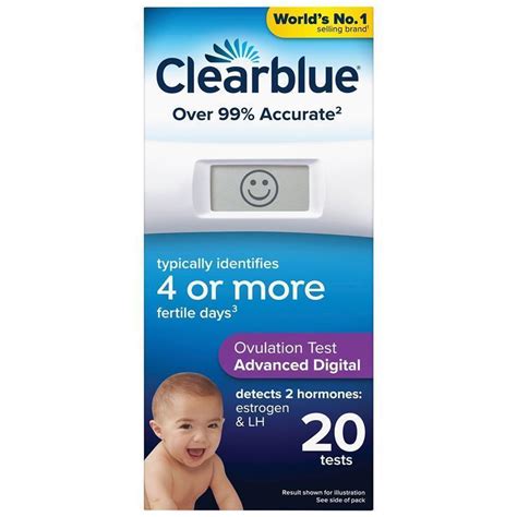 Buy Clearblue Advanced Digital Ovulation Kit Test Dual Hormone 20