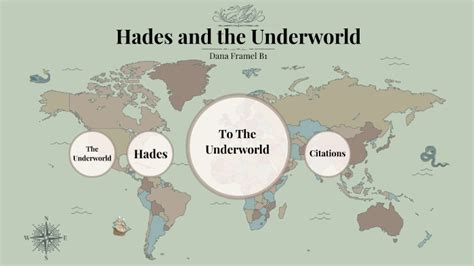 Map Of The Underworld Greek Mythology