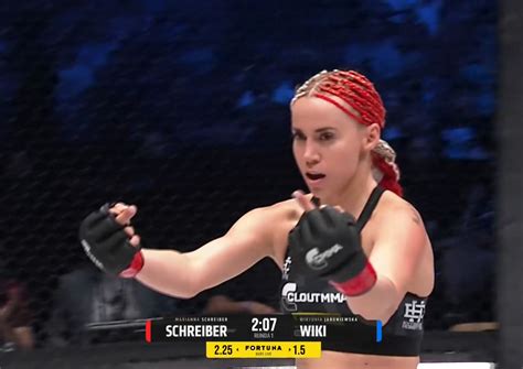 Clout MMA 5 Marianna Schreiber poddała walkę z Wiktorią Jaroniewską