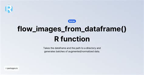 flow images from dataframe r function from [keras] r packages