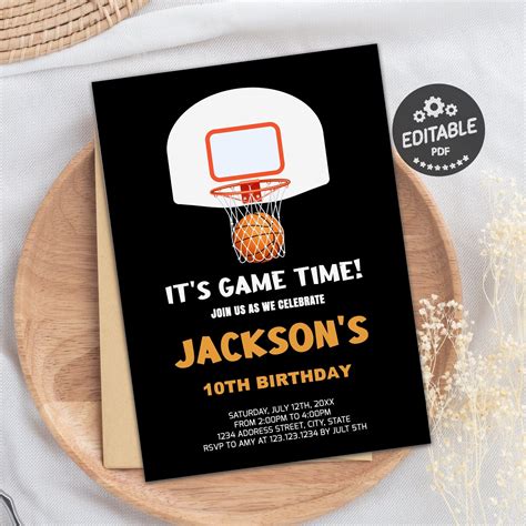 It Game Game Time Invitation Paper Birthday Invitations 10th