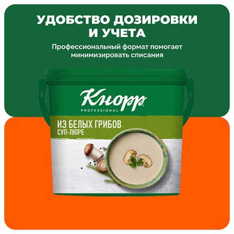 Супы пюре КНОРР Professional купить по выгодной цене от официального поставщика