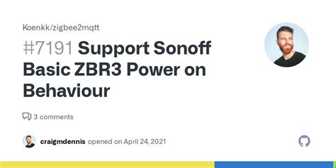 Support Sonoff Basic Zbr3 Power On Behaviour · Issue 7191 · Koenkk