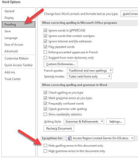 Spelling In Microsoft Word At Stephanie Dampier Blog