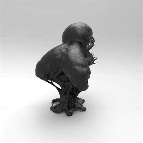 venom bust 3d print model 3d print