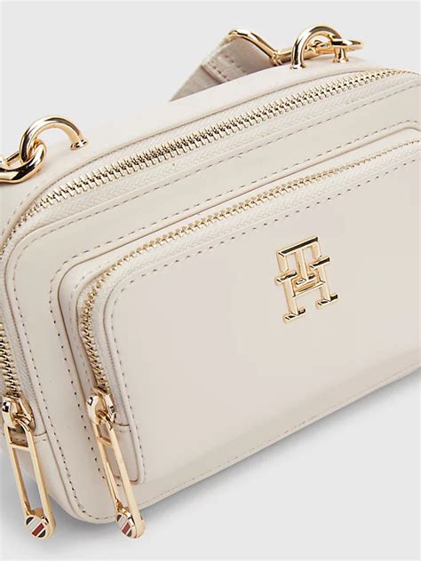 Iconic Monogram Crossover Camera Bag Beige Tommy Hilfiger