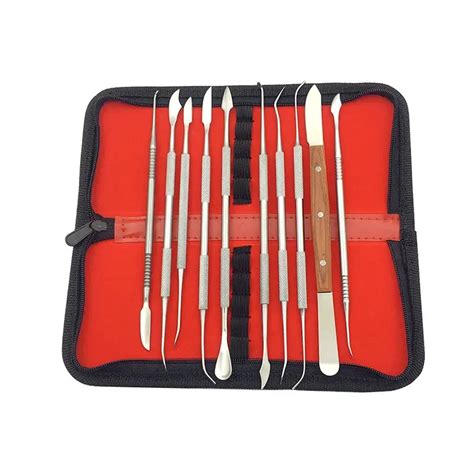 Juego De Herramientas De Acero Inoxidable Para Tallado De Cera Dental