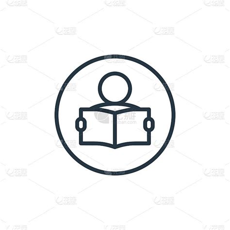 学生图标向量来自在线学习的概念。细线插图的学生可编辑的笔触。学生线性符号用于web和移动应用程序，标图片其他图片图片素材 花瓣网