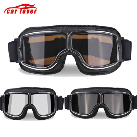 Motorcycle Universal Vintage Motorcycle Goggles Pilot Aviator Motorbike