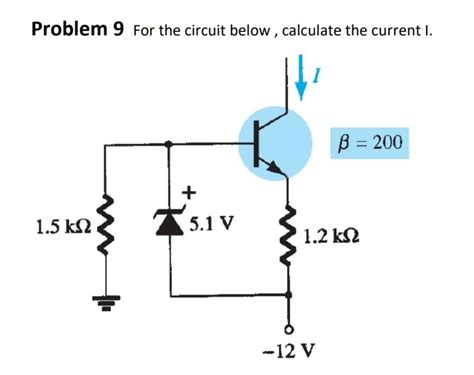 Solved Problem For The Circuit Below Calculate The Chegg