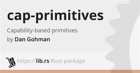 Cap Primitives — Rust 文件系统库 Librs • Rust 包仓库