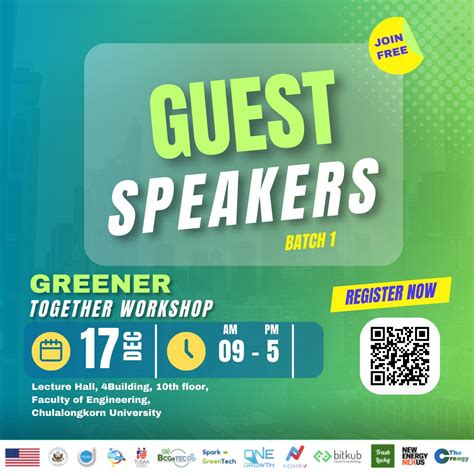 เปิดตัว Guest Speakers Batch Spark Greentech Thailand