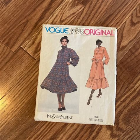 70s Vintage Vogue Sewing Pattern Etsy