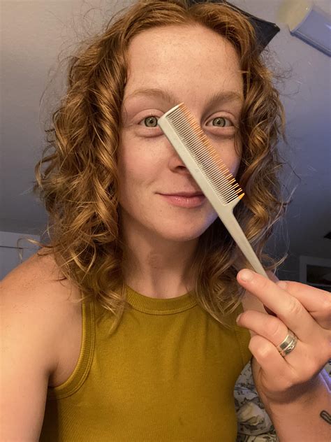 This Comb These Curls Tried Something New Tonight And It Worked R Wavyhair