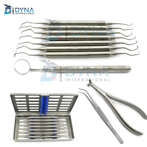 Dental Gracey Curettes Set Periodontal Anterior Posterior Root Sterile