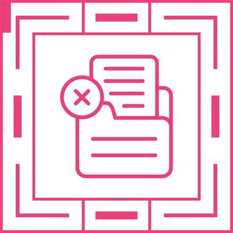 Documento Rechazado Vector Icono 26667900 Vector En Vecteezy