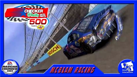 Nascar Thunder 2003 Ps2 Gameplay 2004 Checker Auto Parts 500 At
