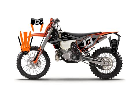 Kit déco KTM SX SXF Factory Gris Boutique Kit Déco Moto