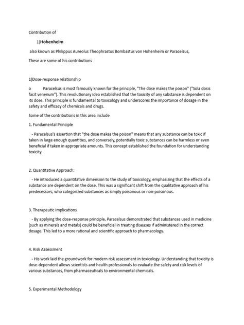 Toxicology Assignment Pdf Toxicology Dose Biochemistry
