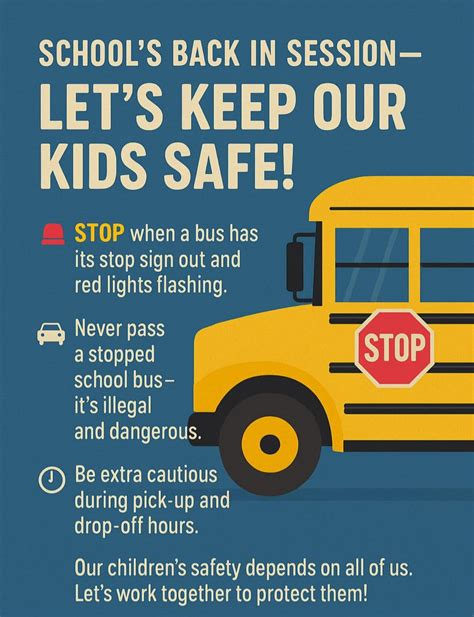 Colonial 🚍 School Bus Safety Reminder 🚦 As The New School Year Starts