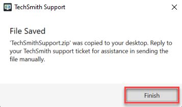 Camtasia Support Tool Techsmith Support