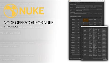 Node S Operator For Nuke Nuke Python Plugin YouTube
