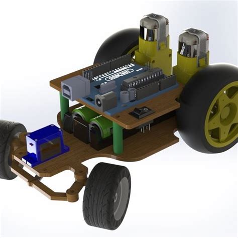 Download Stl File Car Controlled With Arduino 3d Printing Design ・ Cults