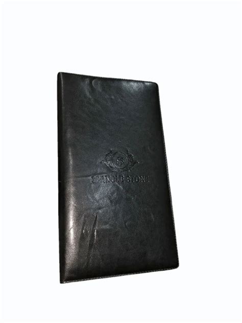 Leather Menu Folder Black Size A4 At ₹ 400 Piece In New Delhi Id