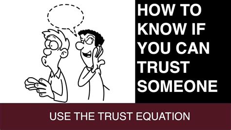 How To Use The Trust Equation To Better Understand Relationships Youtube