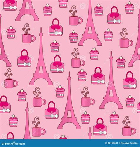 Papel De Parede Brilhante Elegante Cor De Rosa Ilustração Do Vetor