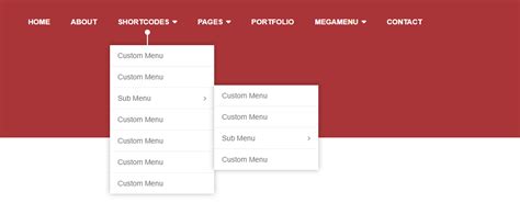 简洁的js和css3多级导航菜单 东绕城 博客园