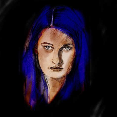 Experimenting With Another Phase Of Portrait Making This Time Combining Traditional And Digital