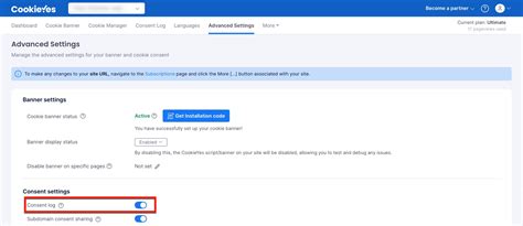 What Is The Consent Log Feature In Cookieyes