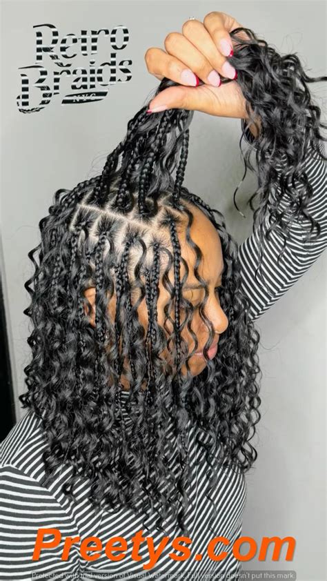 Knotless Chic Boho Goddess Braids For Short Hair In 2024 In 2024