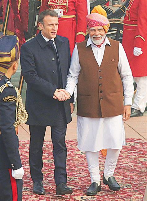President Emmanuel Macron Of France Graces Republic Day Celebrations